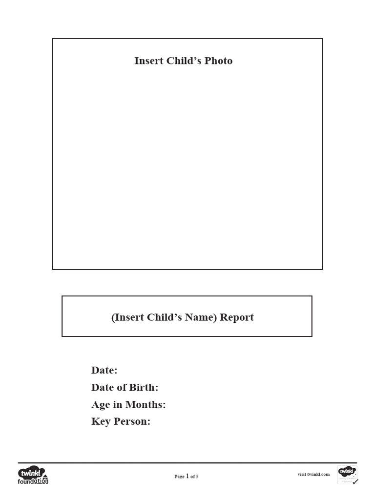 TF Pa 2548726 Editable Nursery Pre School Report Template - Ver - 3 ...