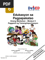 ESP6 Q3 Module-3 | PDF