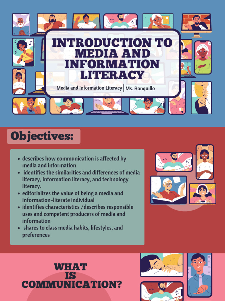 Introduction To Media and Information Literacy | PDF | Communication ...
