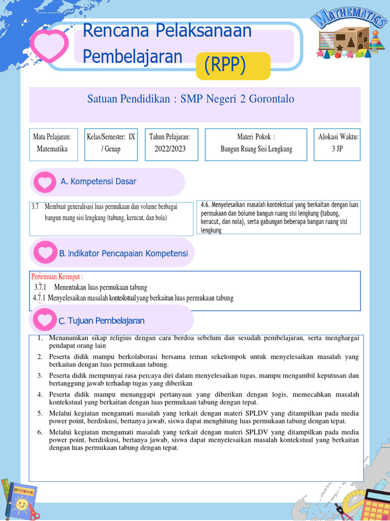 RPP Berdiferensiasi | PDF | Karier & Perkembangan