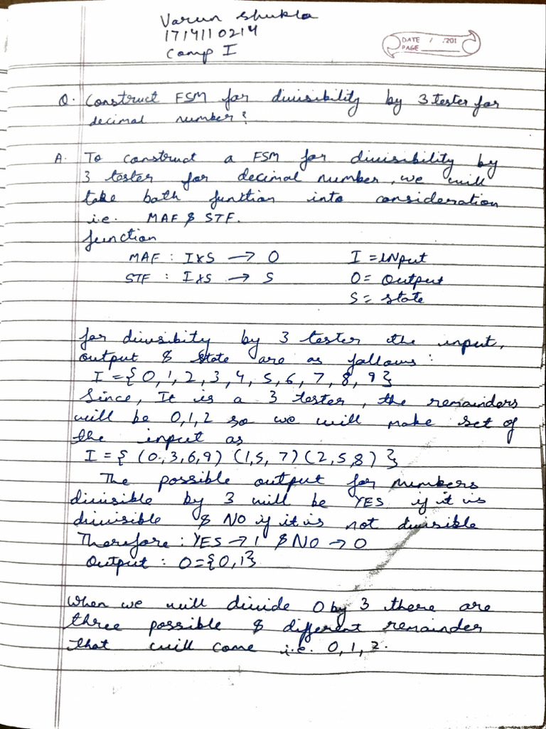 Varun Shukla, 1714110214, Comp1 | PDF