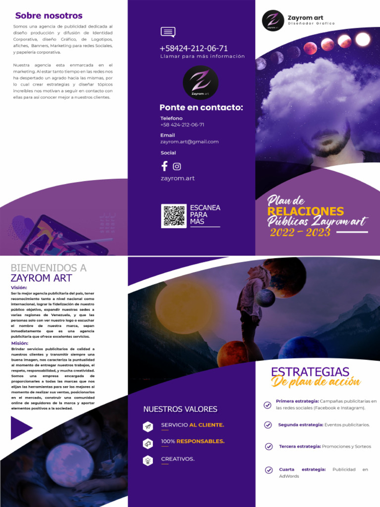 Triptico Jorge Abal - Arianne Carrizales - Luis Sánchez | PDF