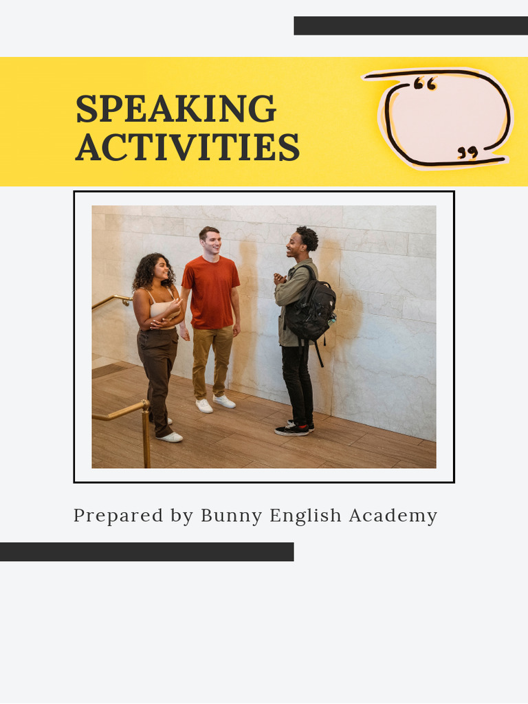 Speaking Activity Unit 1 5 Pdf Room Apartment