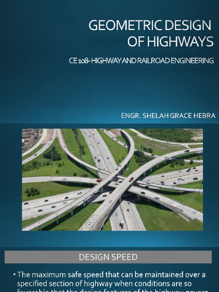 Ce108 Geomteric Design of Highways | PDF | Transport | Land Transport