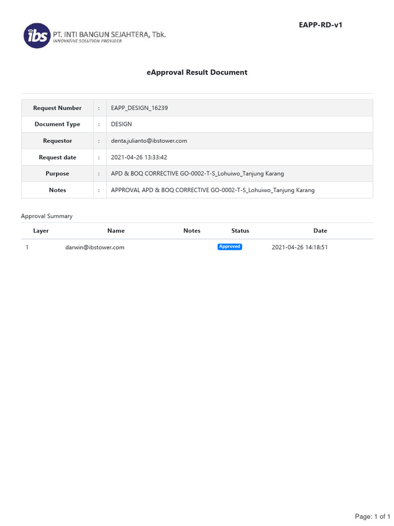 EAPP - DESIGN - Lohuiwo Tanjung Karang | PDF | Technology & Engineering