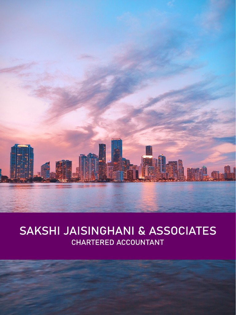 CA Sakshi Jaisinghani and Associates-Profile | PDF