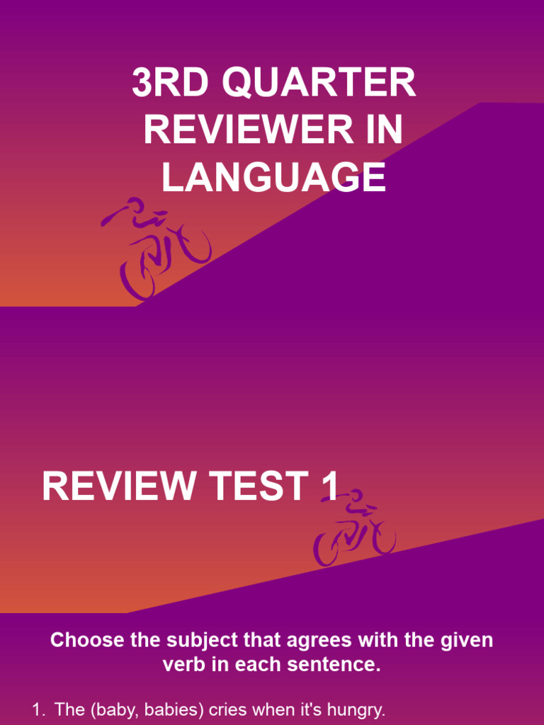 3RD QUARTER REVIEWER IN LANGUAGE | PDF 3RD QUARTER REVIEWER IN LANGUAGE | PDF