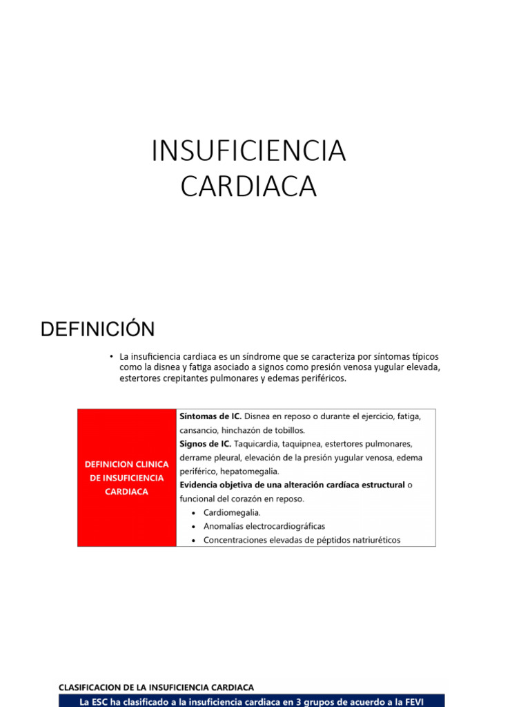 Tratamiento de Insuficiencia Cardíaca | PDF