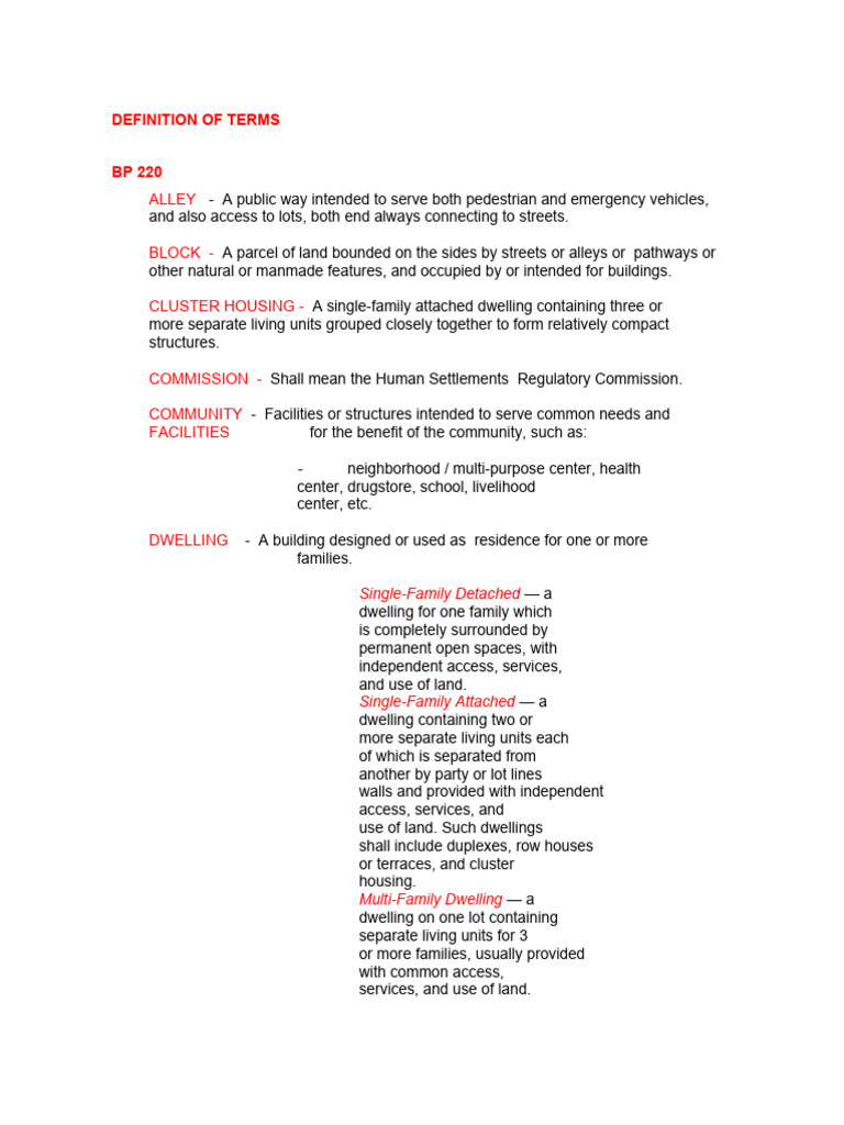 LAWS-DEFINITION-OF-TERMS | PDF
