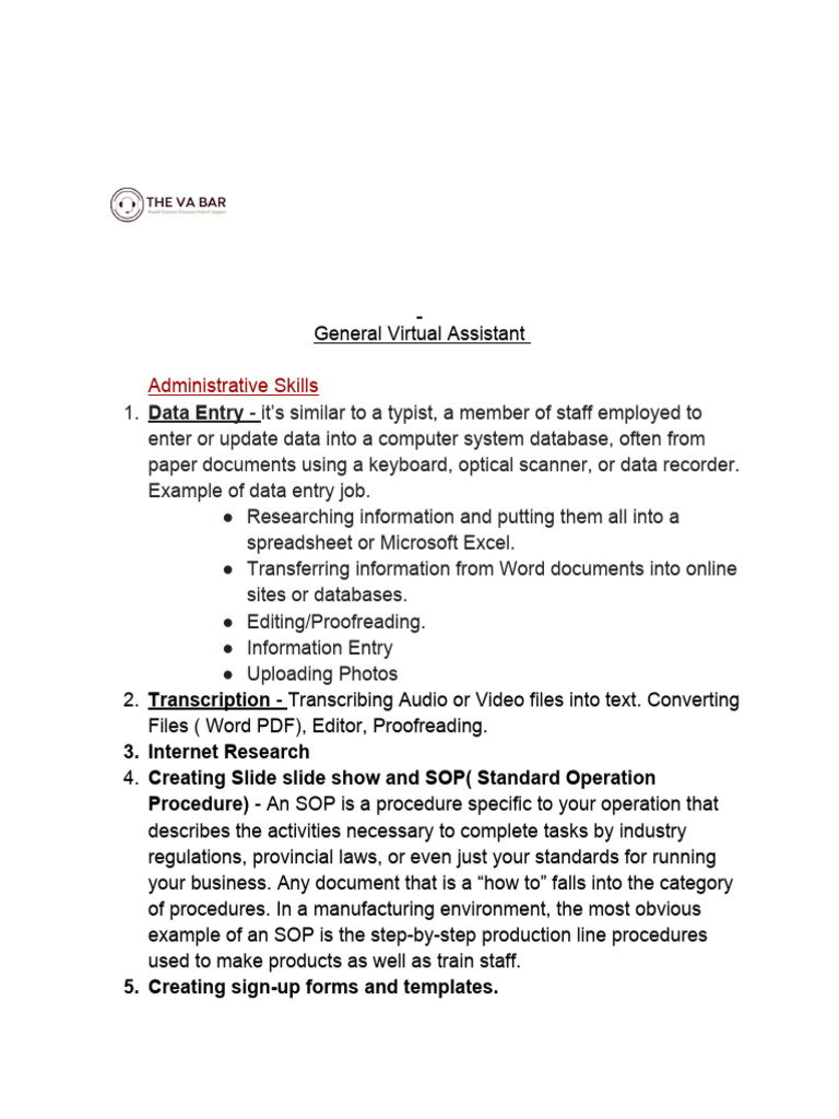Lesson 1 Admin Task | PDF