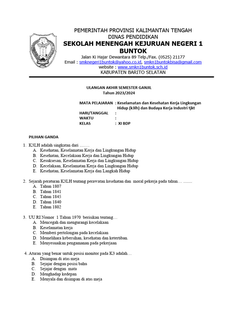 K3LH PPLG ..... (XI BDP) | PDF