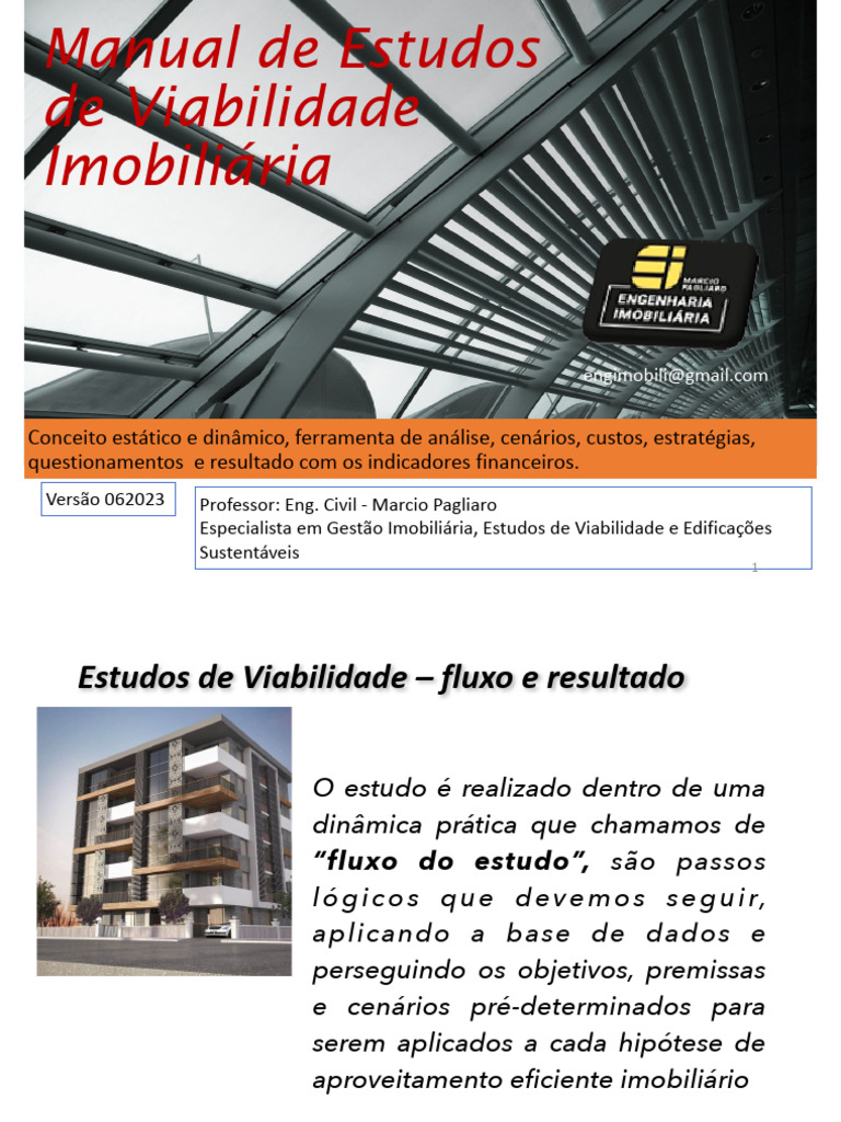 Guia Completo de Viabilidade Imobiliária | PDF | Valor Presente líquido ...