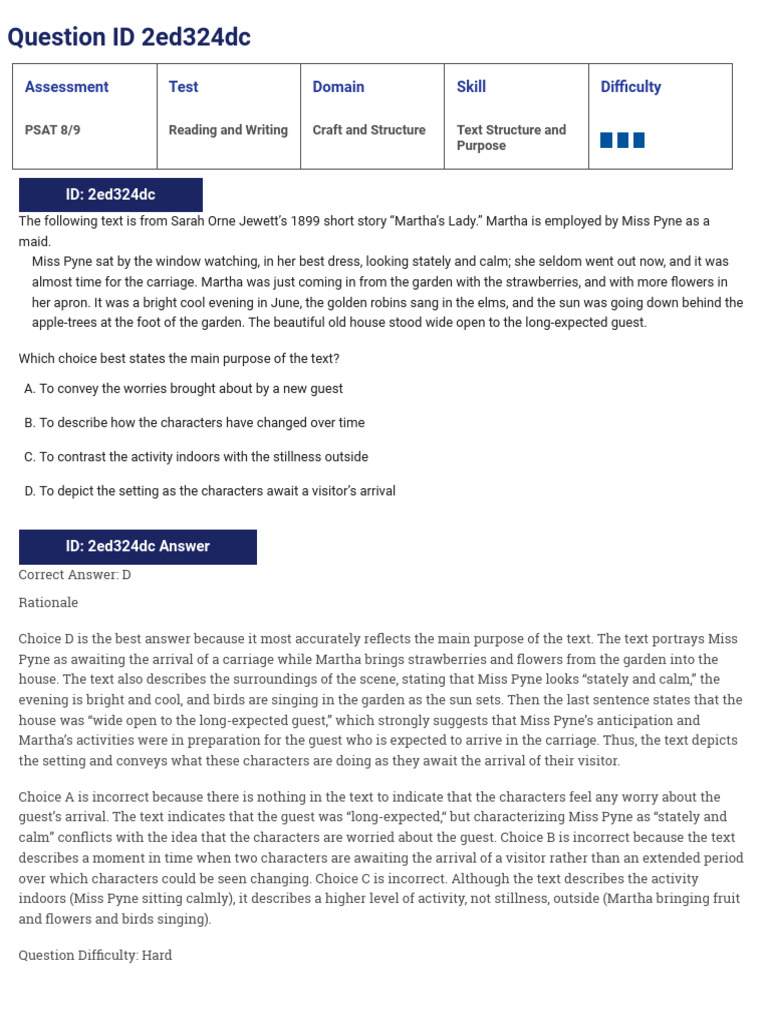 SAT Suite Question Bank - Results | PDF