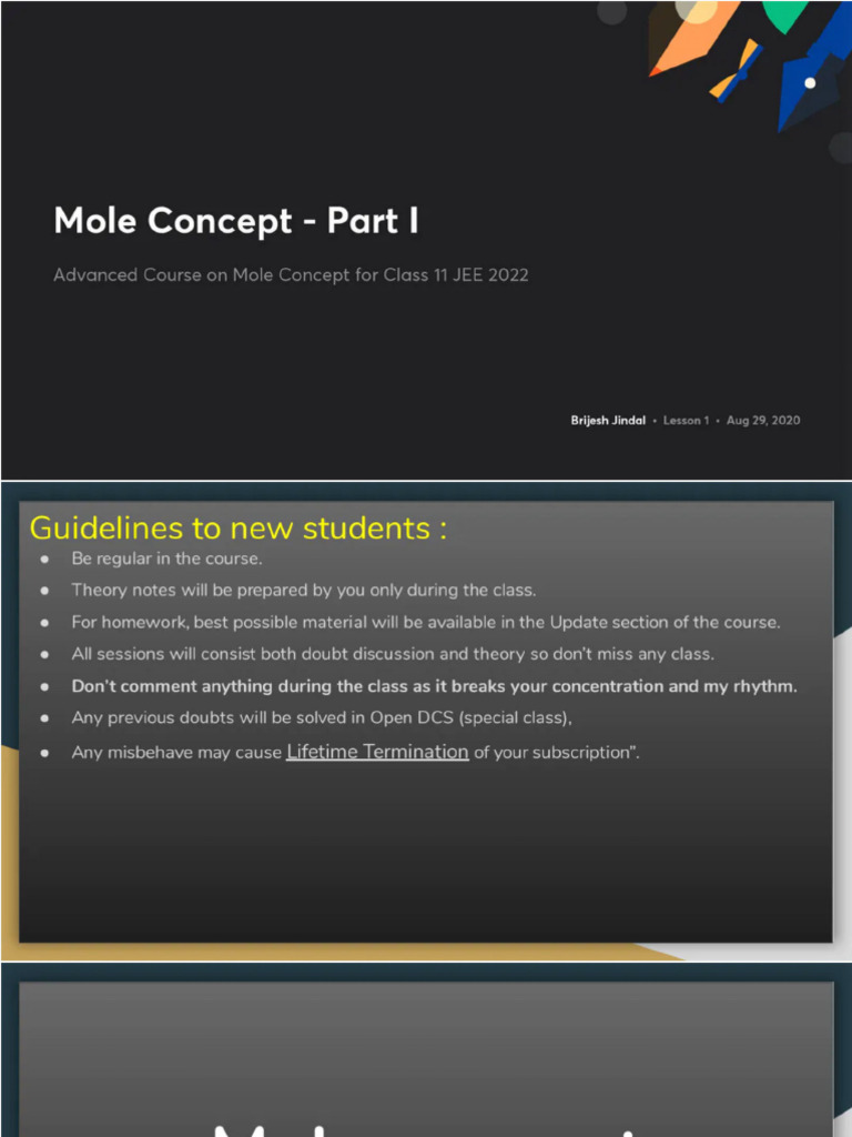 Mole Concept 1 Pdf