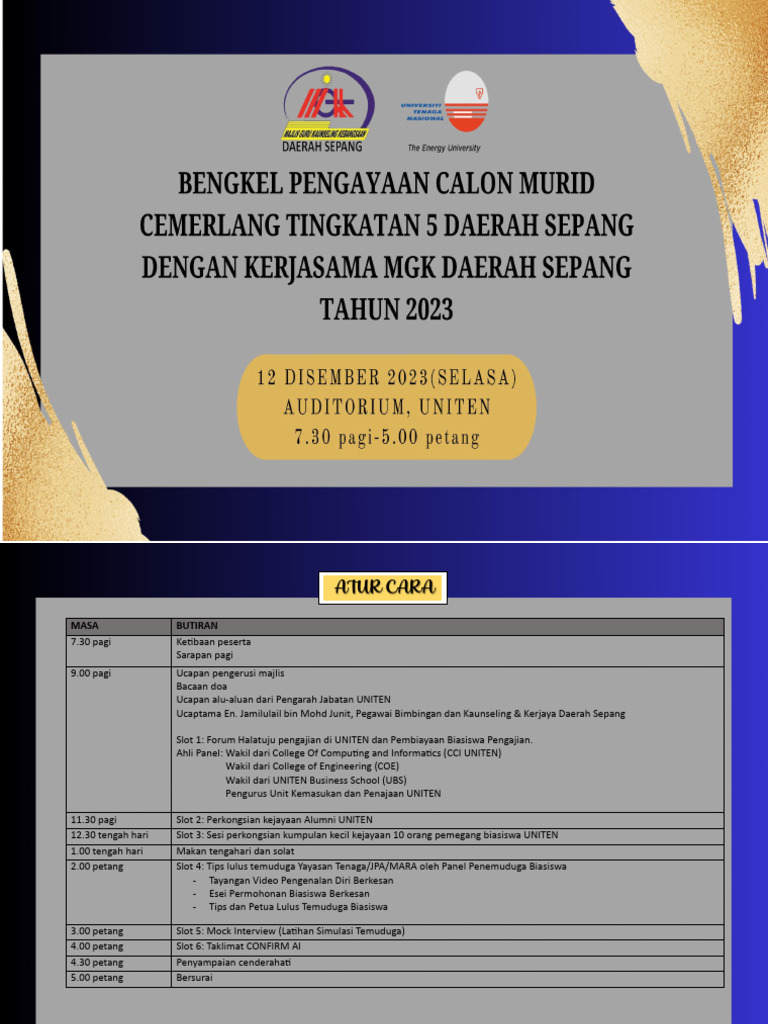 Buku Program Bengkel Pengayaan Calon Murid Cemerlang | PDF