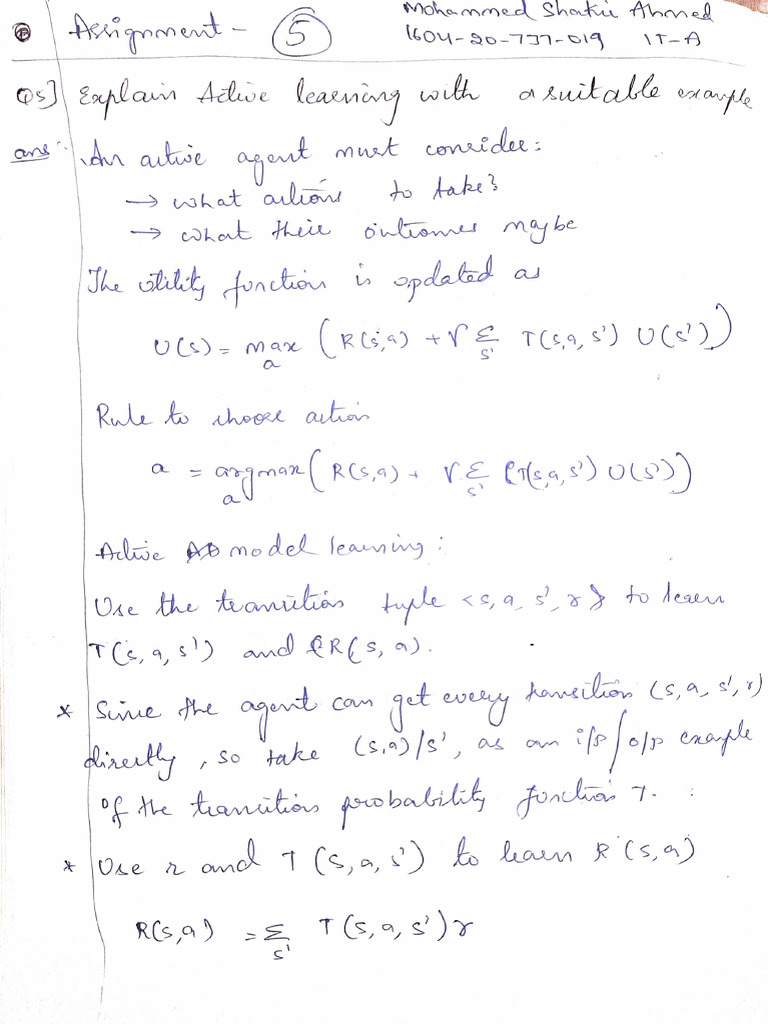 AI Assignment 5 | PDF