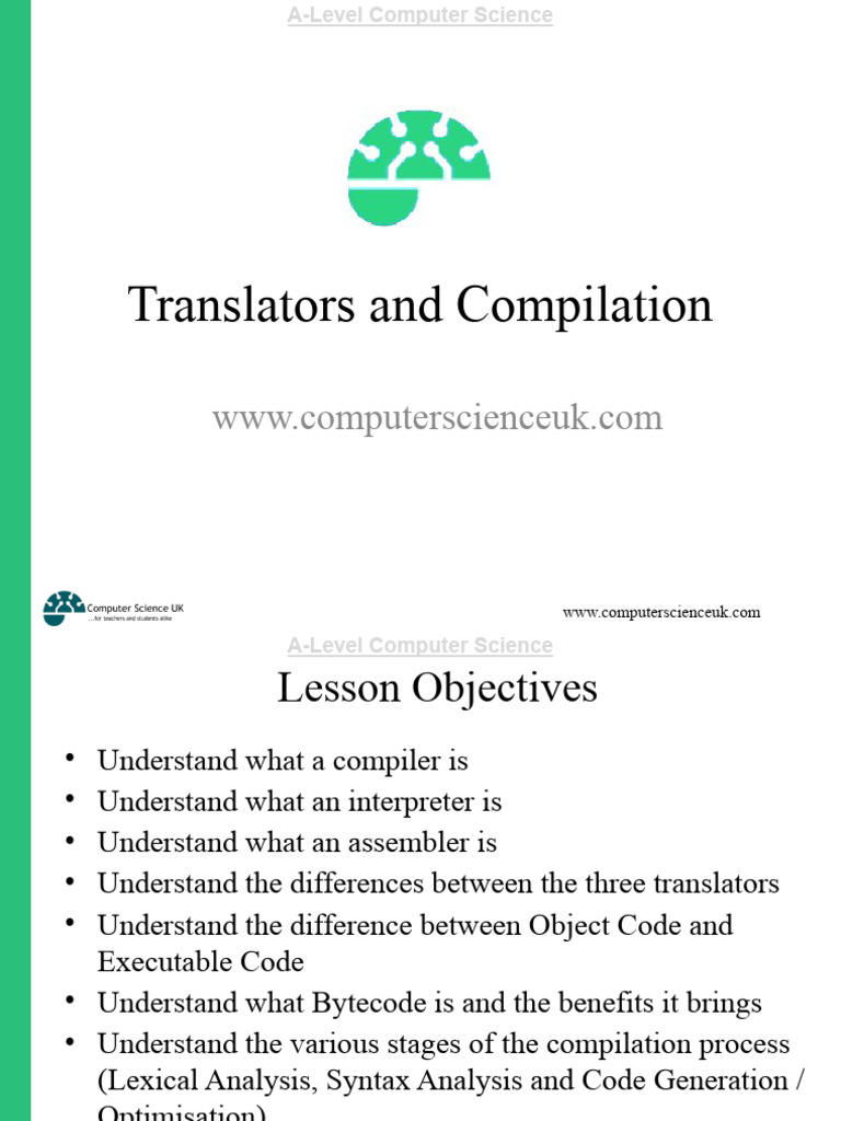 1.2.3 Translators and Compilation - Student | PDF | Assembly Language ...