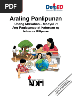 Araling Panlipunan: Learning Activity Sheets | PDF