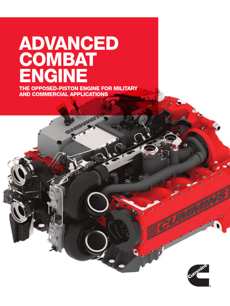 Cummins Advanced Combat Engine ACE 2 Stroke Flat 4 | PDF | Engines ...