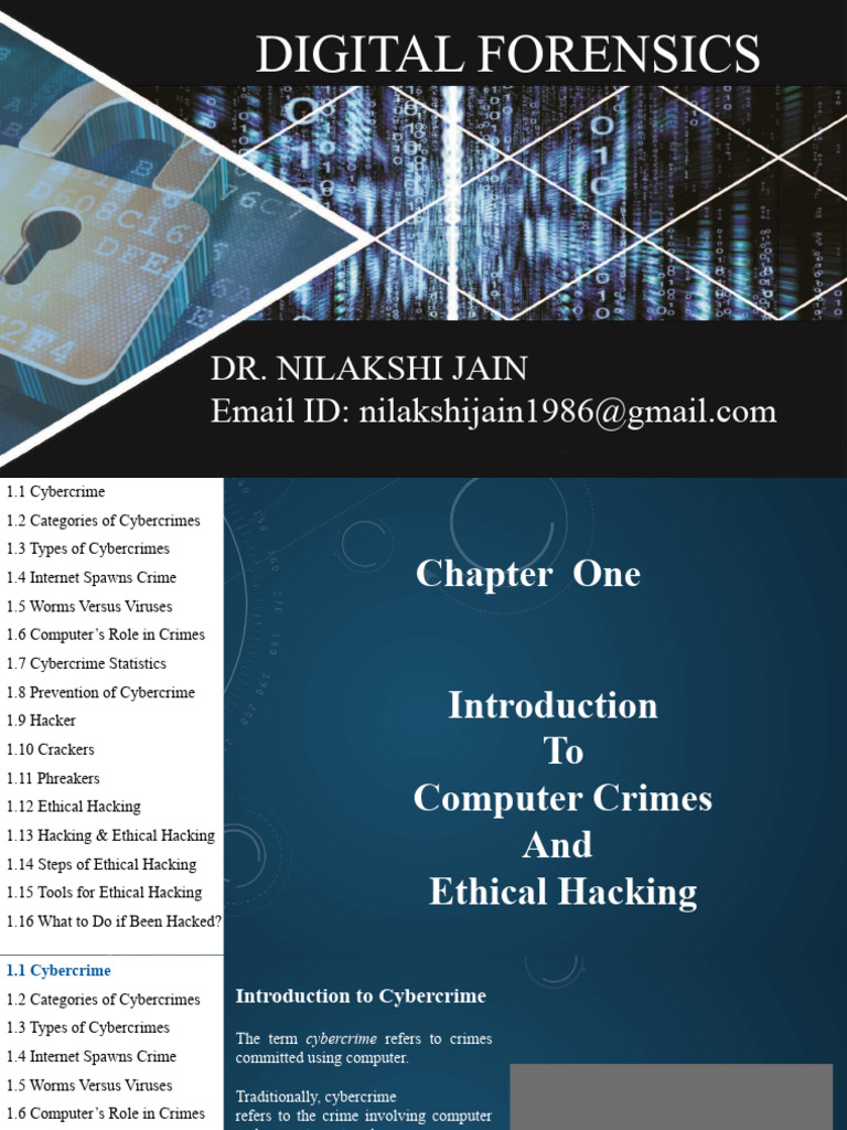 Chapter_1_DF | PDF | Security Hacker | Cybercrime