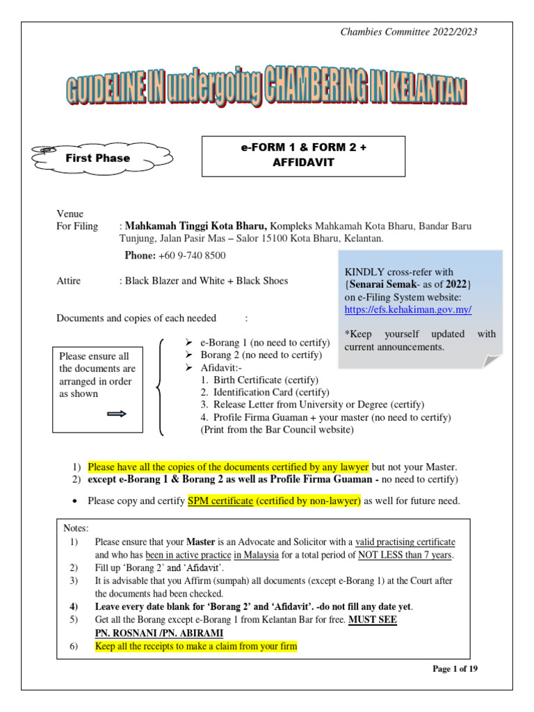 [2023 VER.]Steps in Chambering-Kelantan | PDF