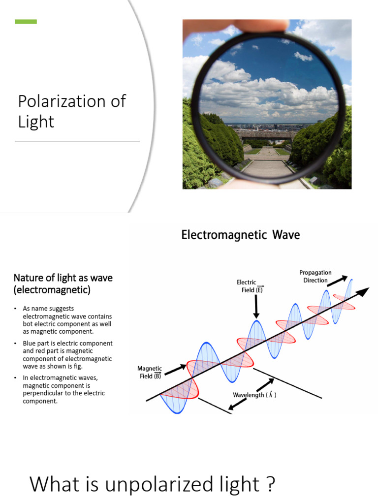 Polarization of Light | PDF | Polarization (Waves) | Light