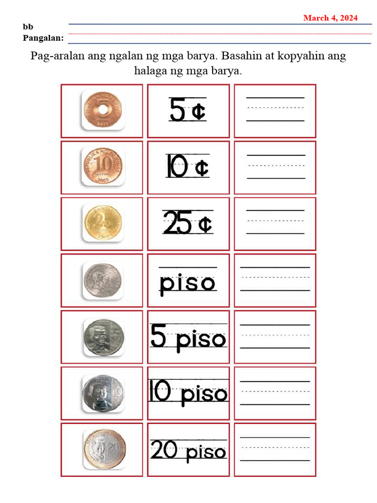 Kindergarten Q3 - Week 6 Worksheets | PDF