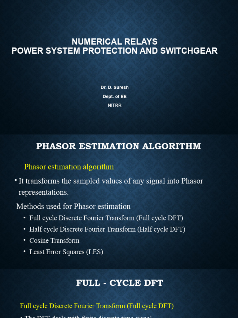 Phasor Estimation Pdf