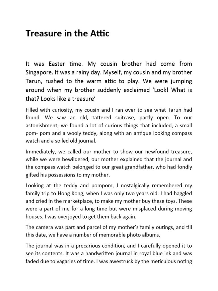 Treasure in The Attic | PDF