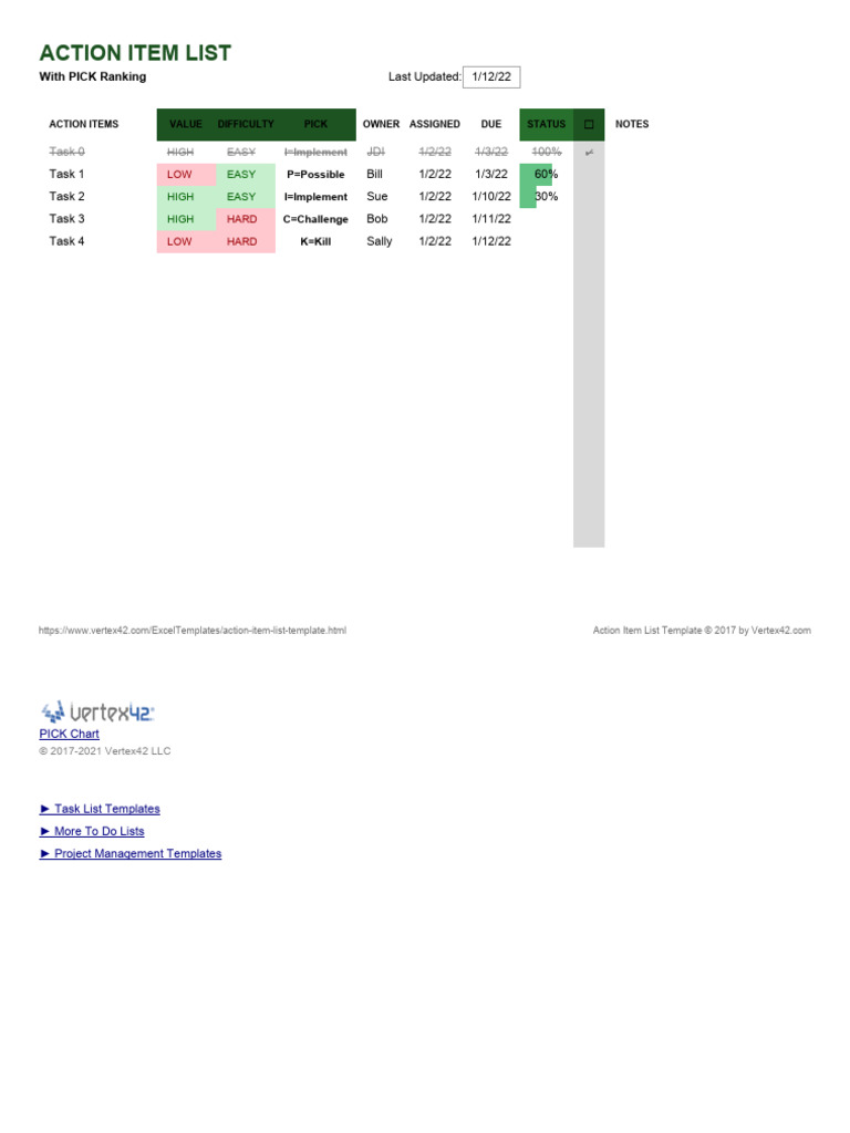 Action List With PICK | PDF | Software | Computing