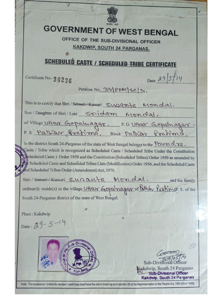 Cast Certificate | PDF