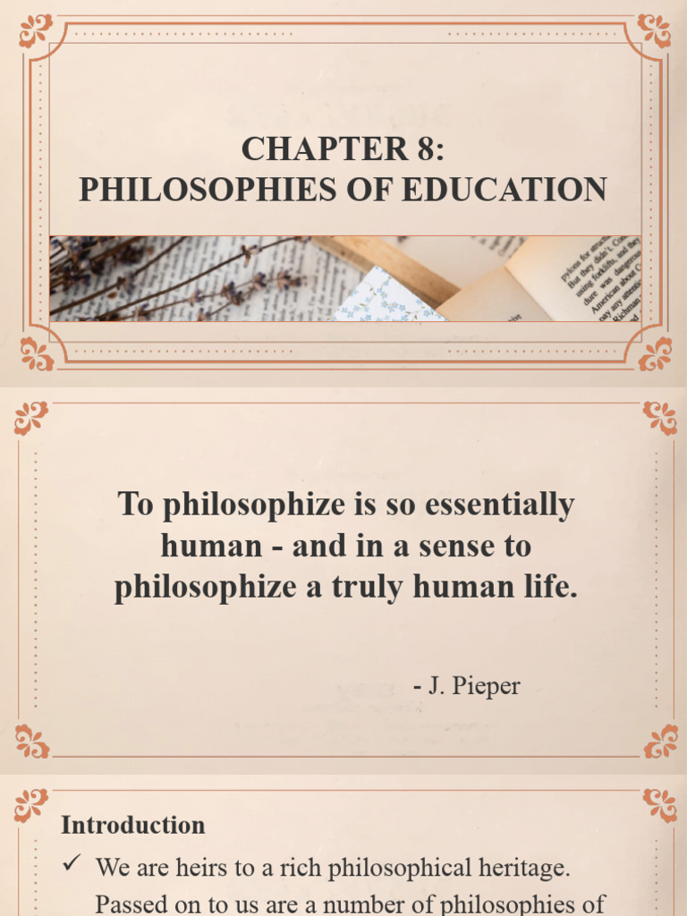 Teaching Prof. Philosophies of Educaton | PDF | Constructivism (Philosophy Of Education) | Learning