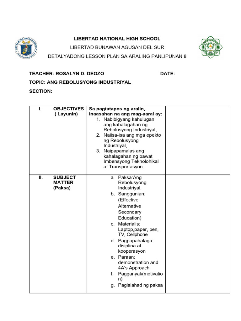 DLP_AP_8-REBOLUSYONG-INDUSTRIYAL | PDF