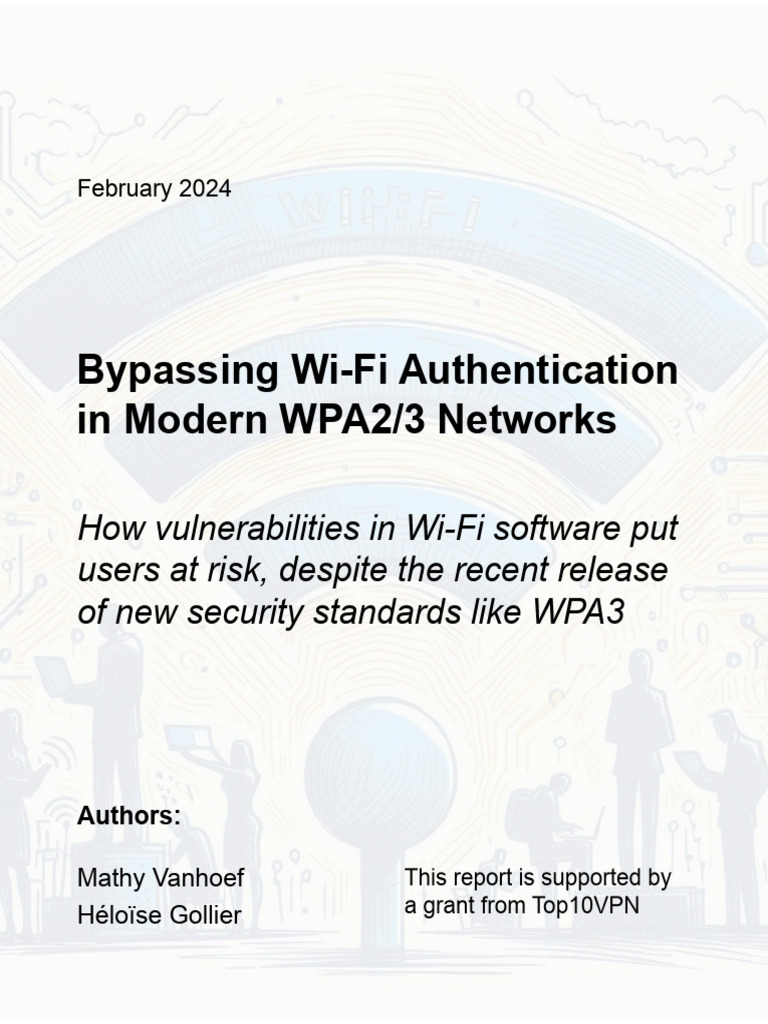 Bypassing Wpa2 3 Pdf Wi Fi Transport Layer Security 