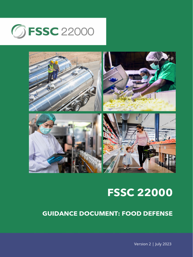 FSSC-22000-V6-Guidance-Document-Food-Defense - 2023 | PDF | Hazard ...