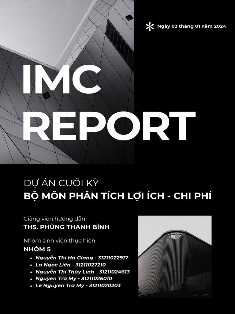 Nhóm 5 - IMC Report | PDF