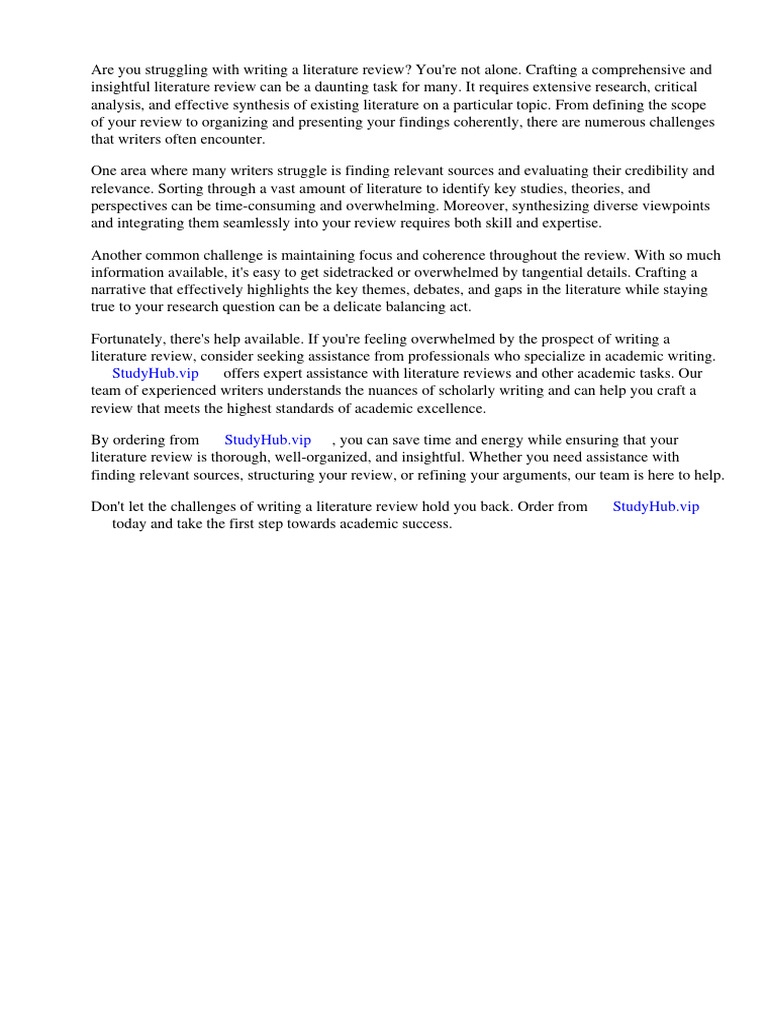 Owl Literature Review Example | PDF Owl Literature Review Example | PDF