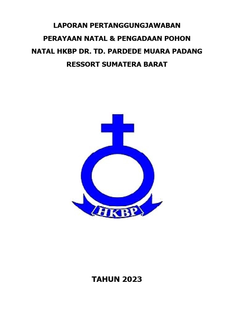 LPJ Perayaan Natal & Pengadaan Pohon Natal | PDF