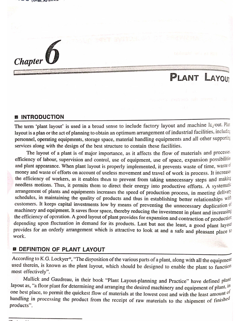plant layout | PDF