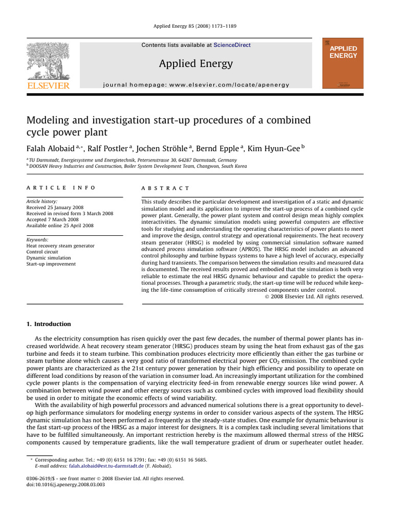 CCPP Start Up SIx Equation Model | Download Free PDF | Simulation ...