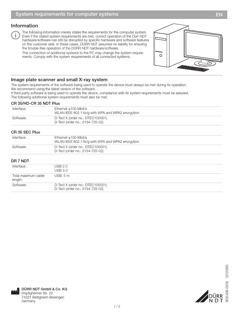 Information: System Requirements For Computer Systems EN | PDF | Usb | Computer Data Storage