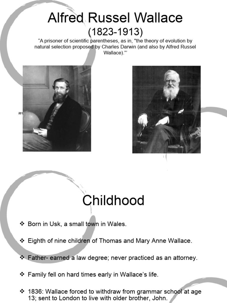 Alfred Russel Wallace MRD Rev To Post | PDF | Social Science | History