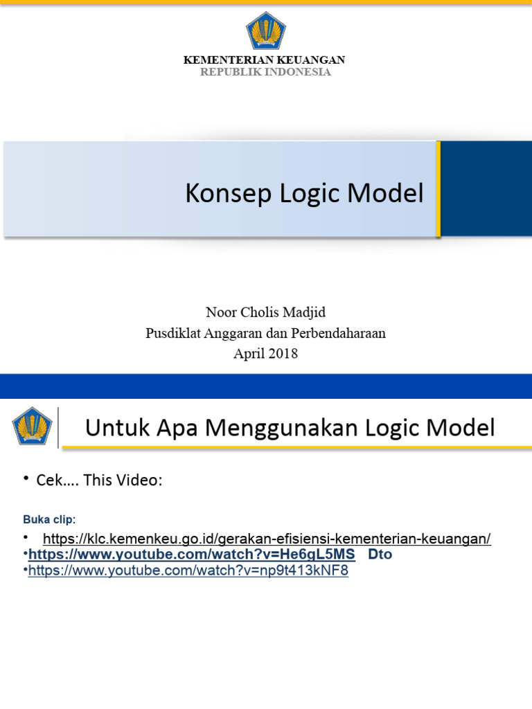 2 Konsep Logic Model | PDF | Komputer