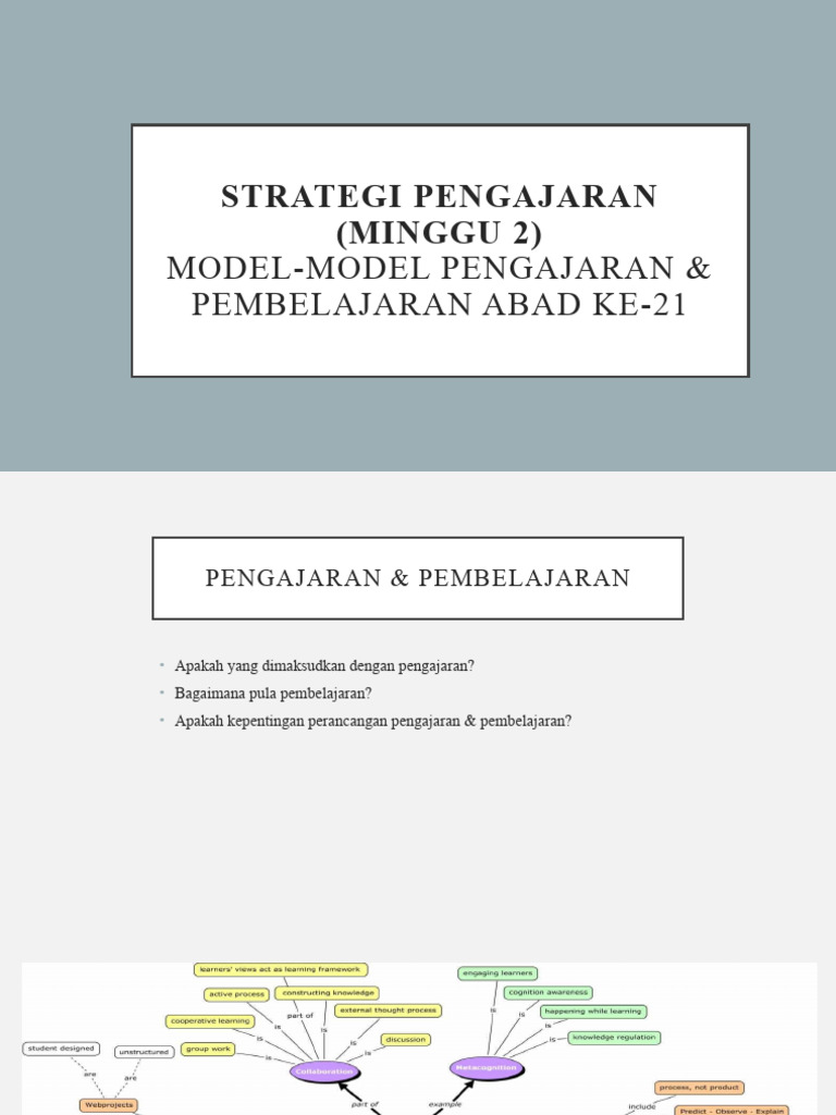 W2.model Pengajaran Abad Ke21 | PDF