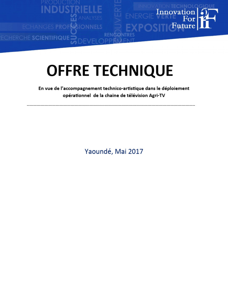 Accompagnement pour Agri-TV | PDF | Consultant
