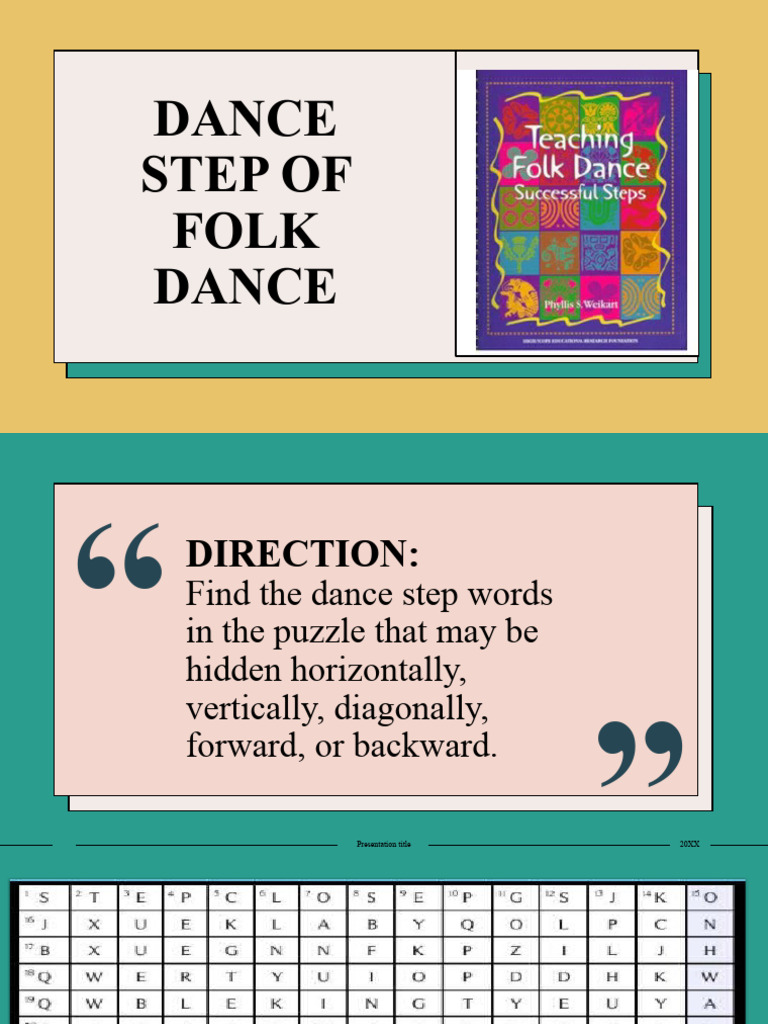 Dance Step in Folk Dance | PDF