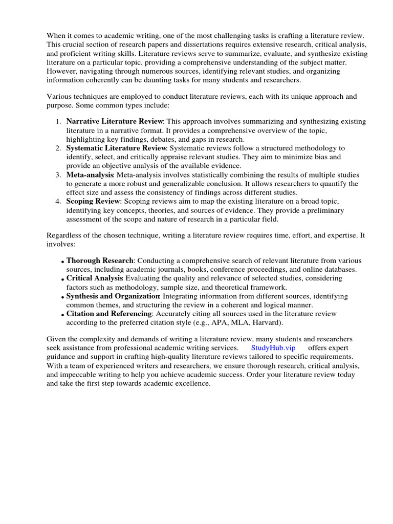 Mastering Literature Reviews in Academia | PDF | Career & Growth | Self ...