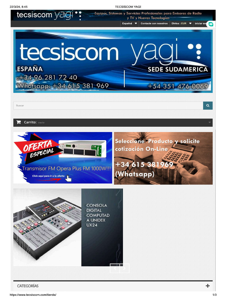 Tecsiscom Yagi | PDF