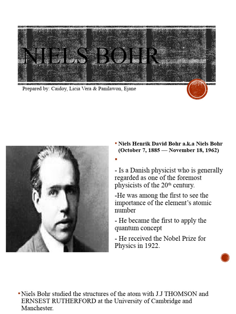 Niels Bohr | PDF