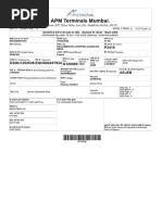 APM Terminals Mumbai - EFORM 13 | PDF